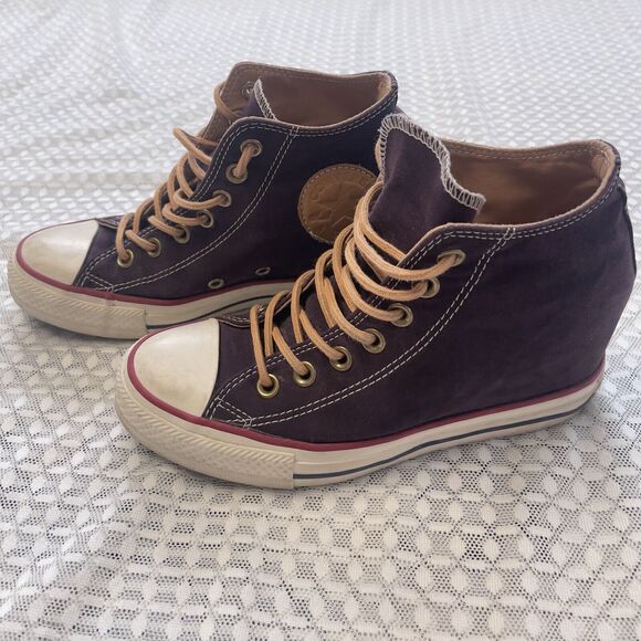 Converse | Shoes | Converse Chuck Taylor All Star Lux Purple Suede ...